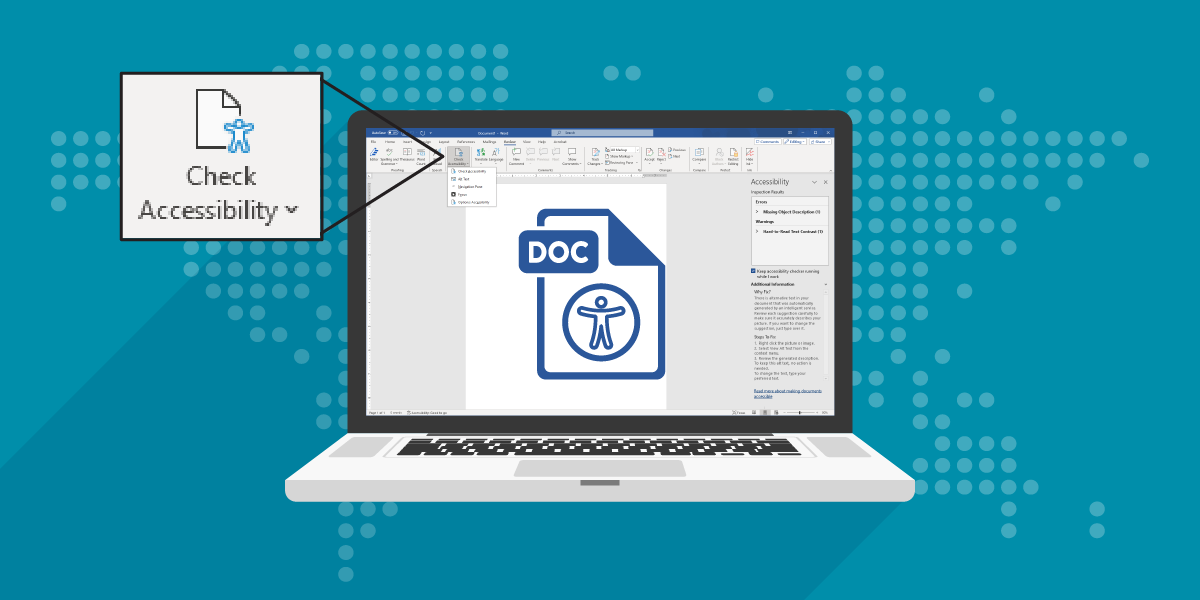 Using Built-In Software Accessibility Checkers – Part 1: Microsoft Word
